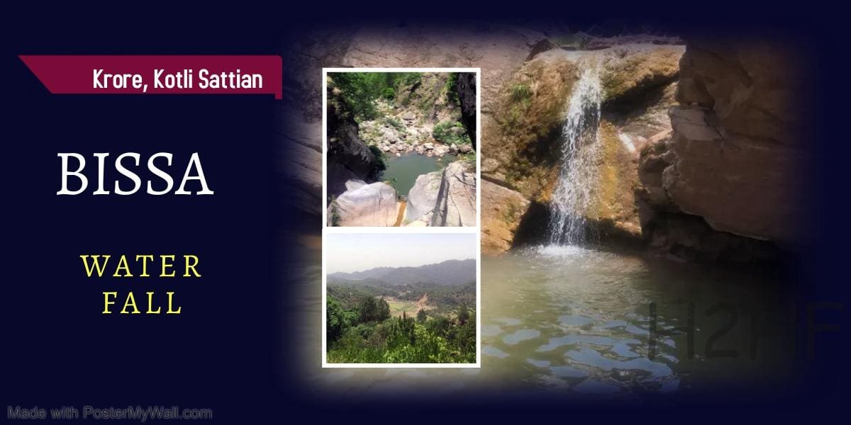 The real Bissa waterfall, Kotli Sattian is hard to get to - How 2 Have Fun